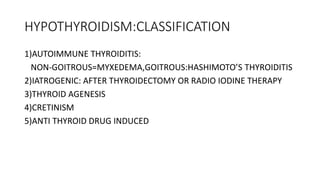 Disorders of the thyroid and parathyroid glands | PPTX