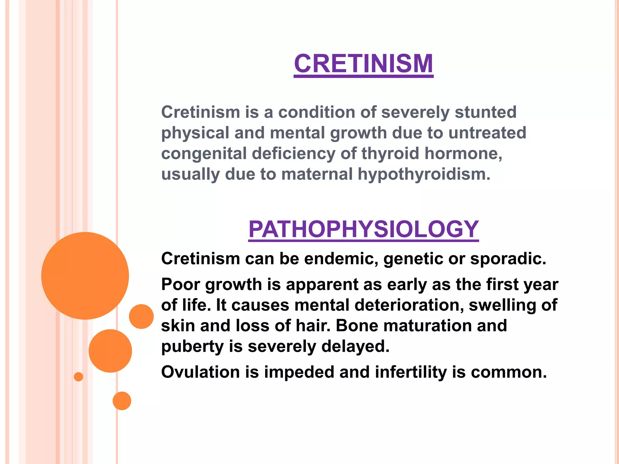 Disorders of the thyroid gland | PPTX