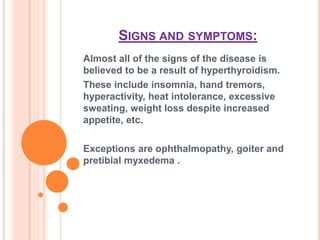 Disorders of the thyroid gland | PPTX