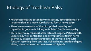 Disorders of the trochlear nerve | PPT