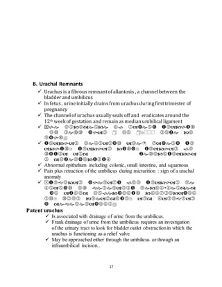 Disorders of the umbilicus in pediatrics | DOCX