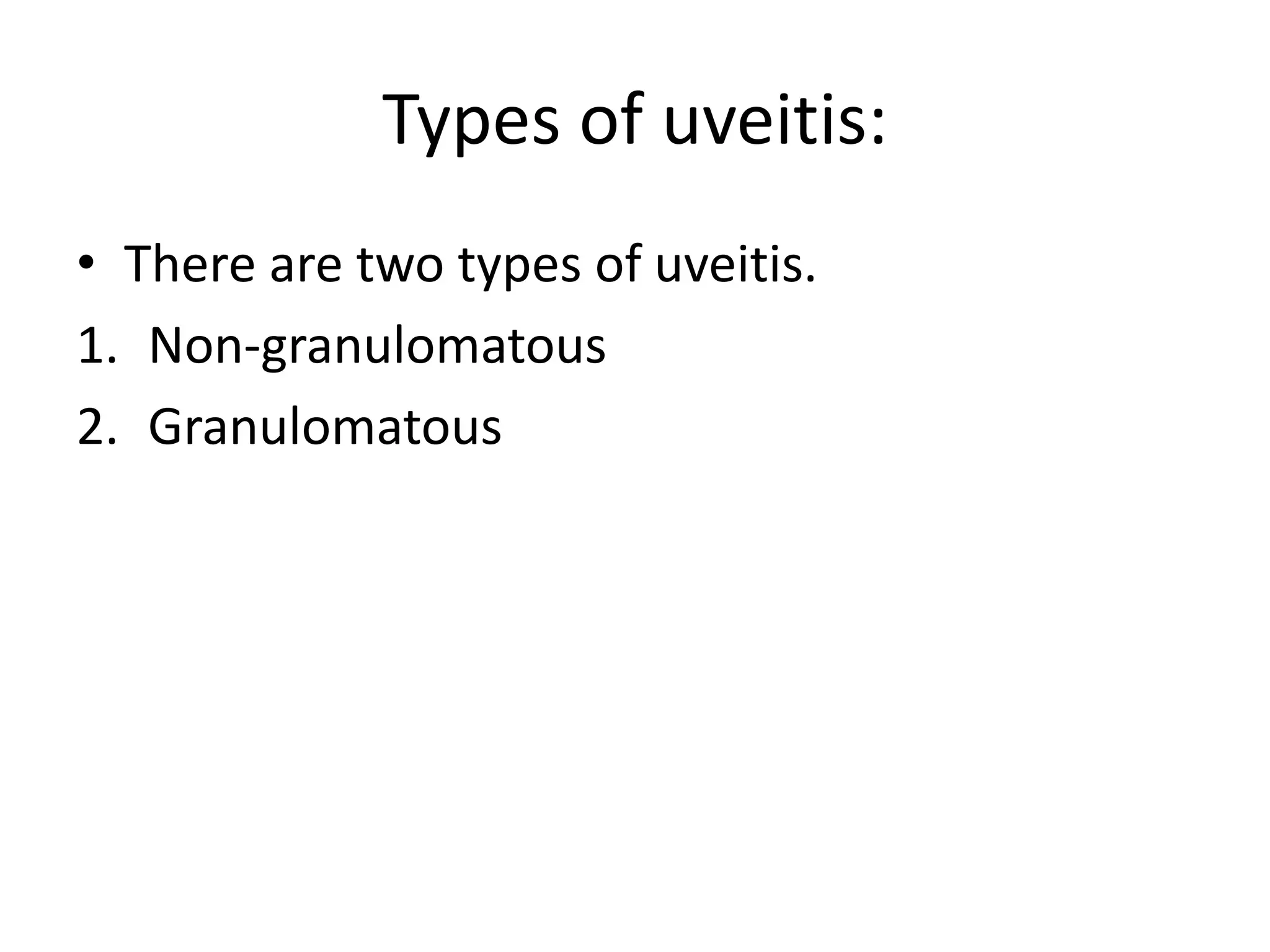 Disorders of the uveal tract | PPTX