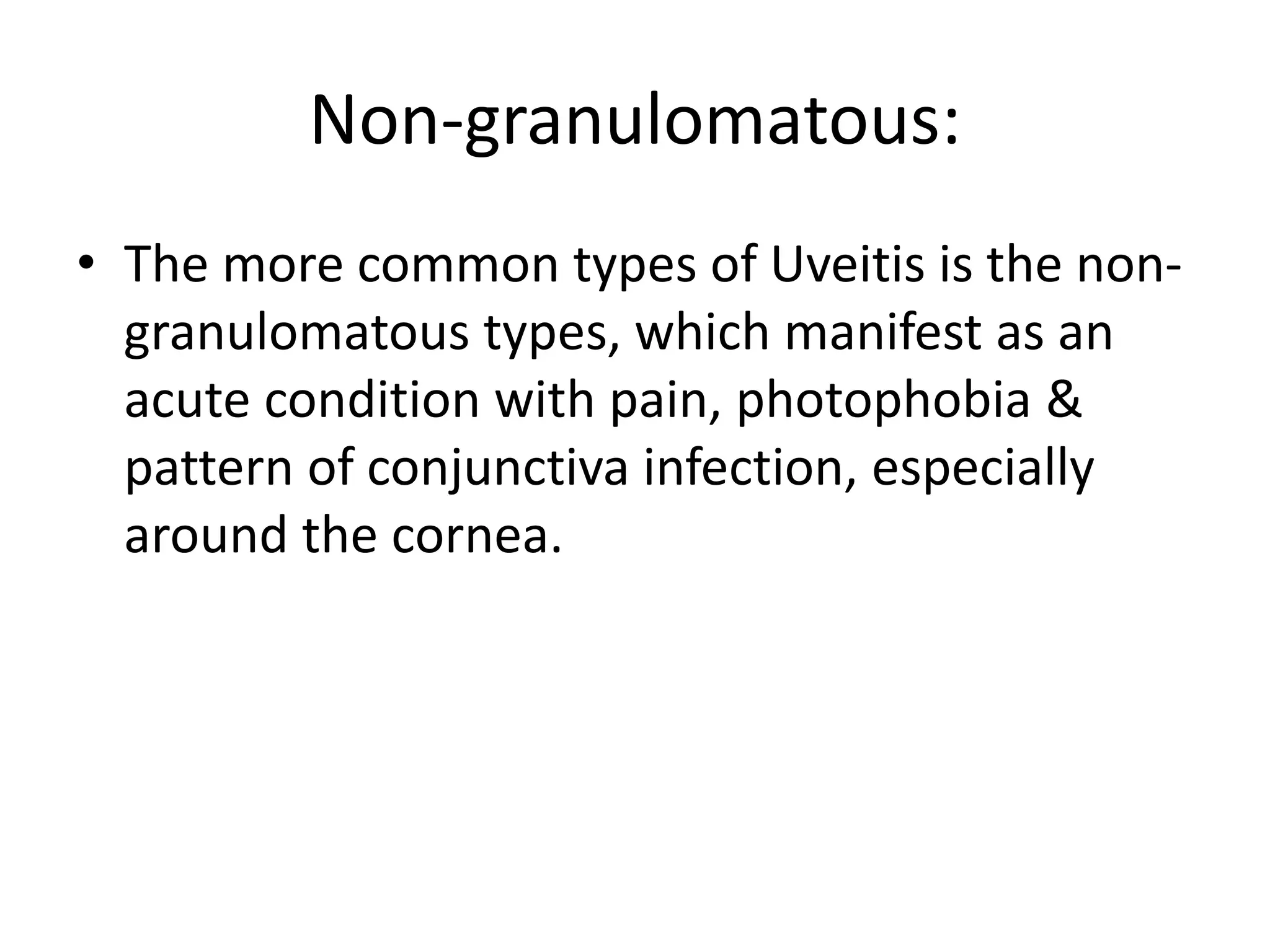 Disorders of the uveal tract | PPTX