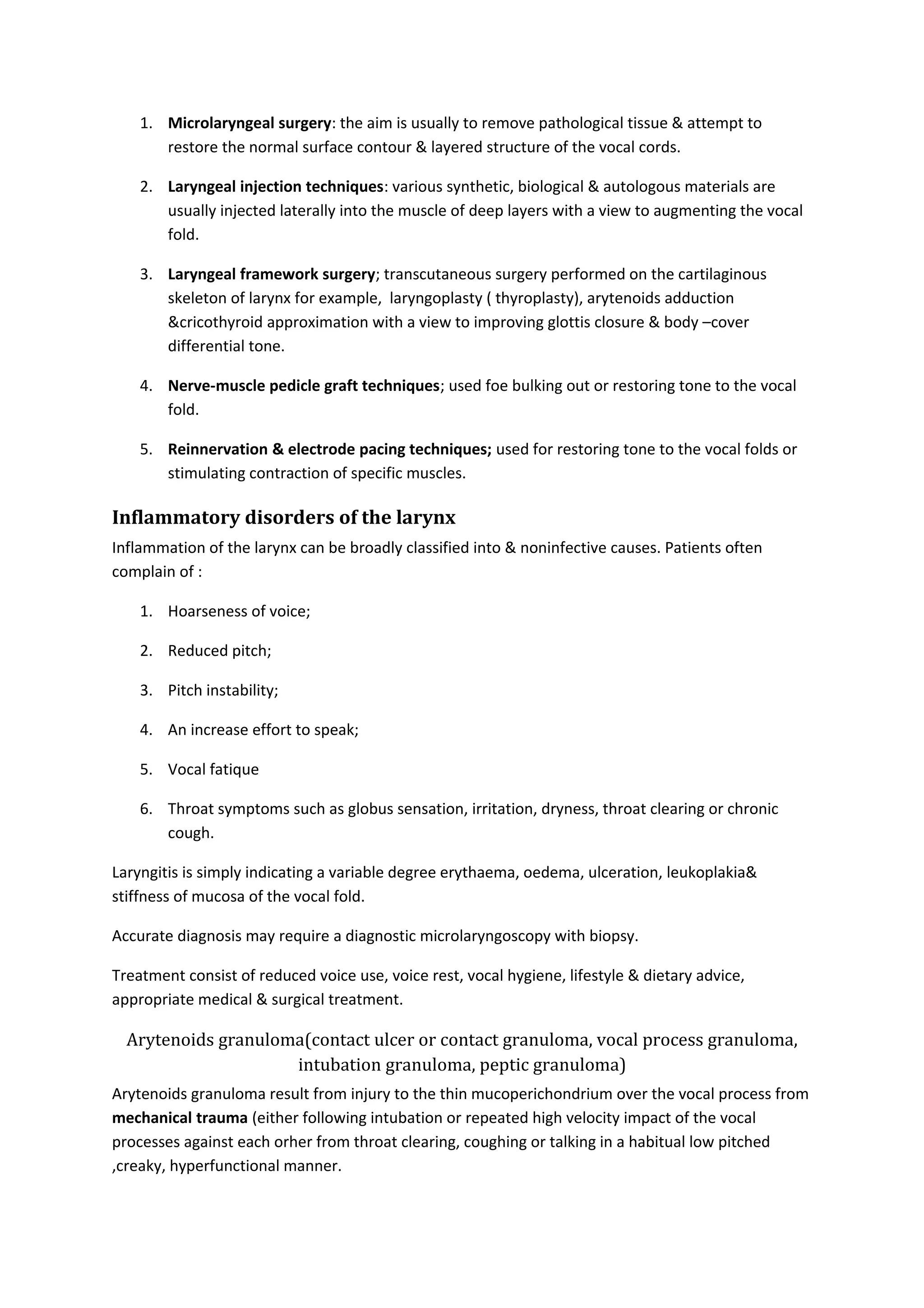 Disorders of the voice | DOC