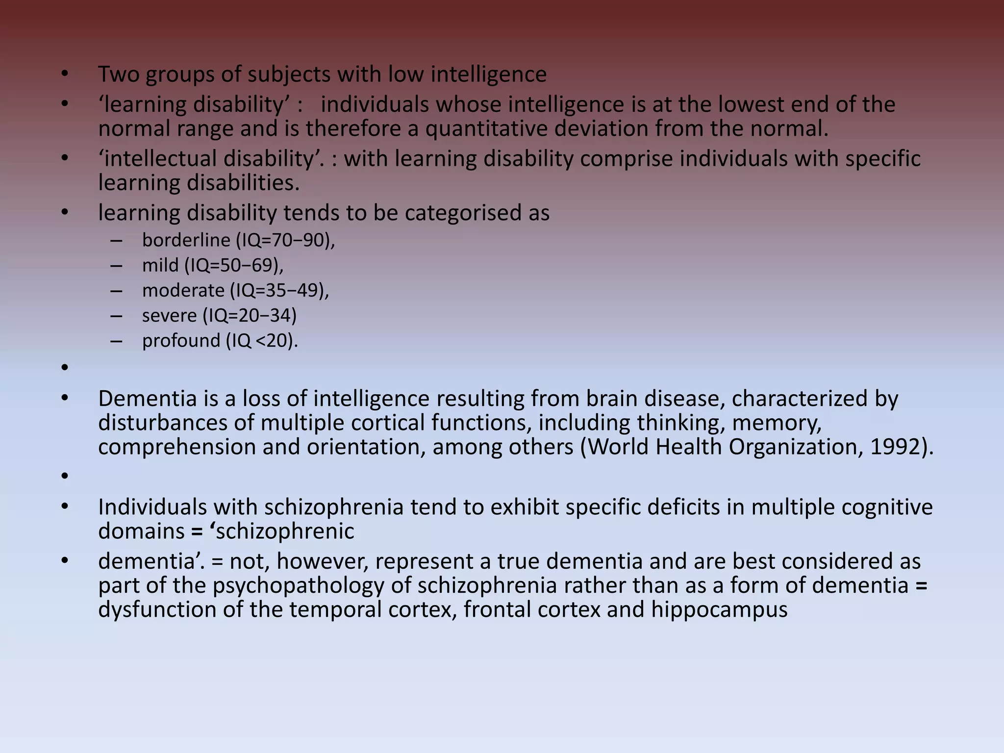 Disorders of thought | PPTX