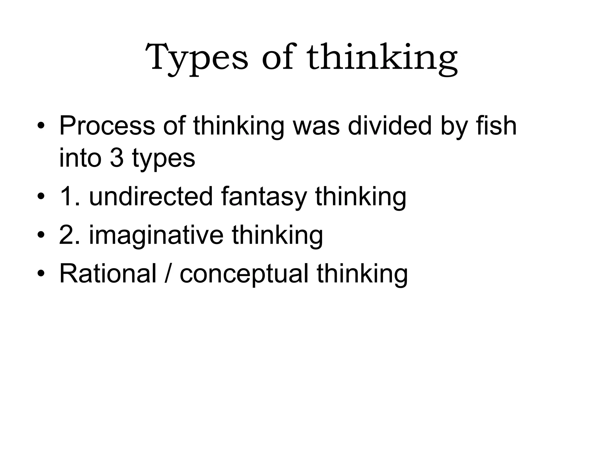 Disorders of thought | PPTX