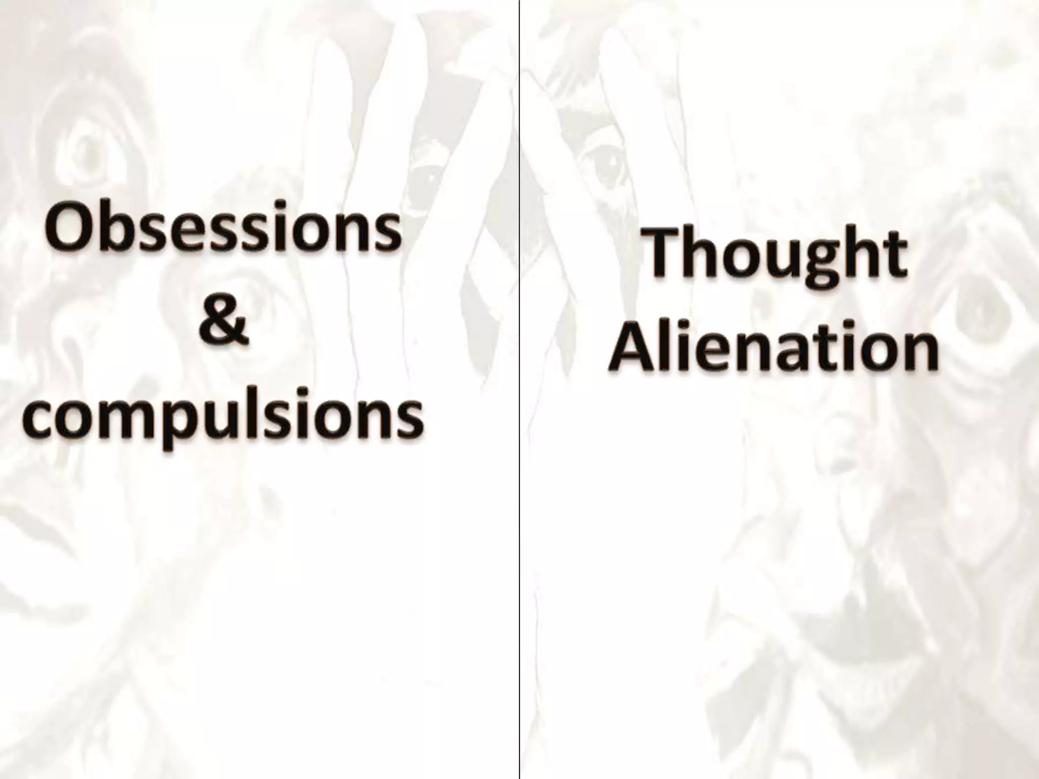 Disorders of thought | PPTX