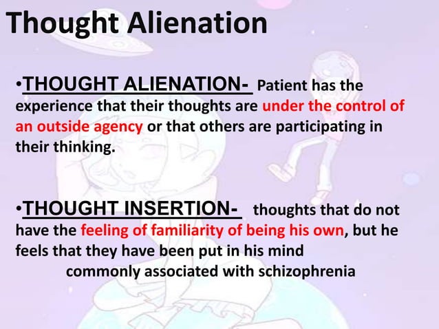 Disorders of thought | PPTX
