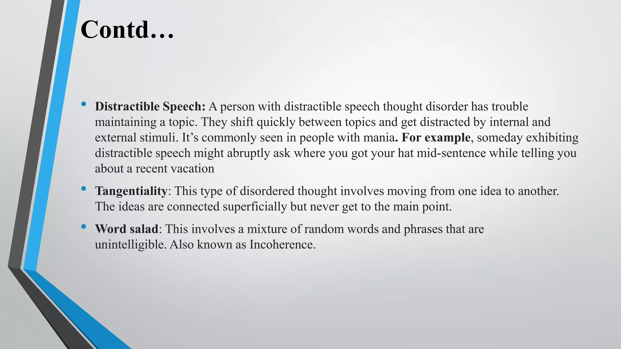 DISORDERS OF THOUGHT | PDF