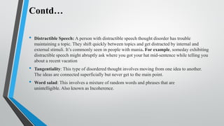 DISORDERS OF THOUGHT | PDF