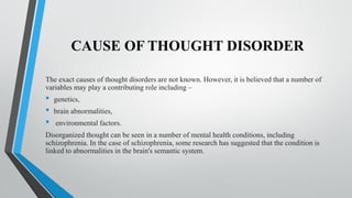 DISORDERS OF THOUGHT | PDF