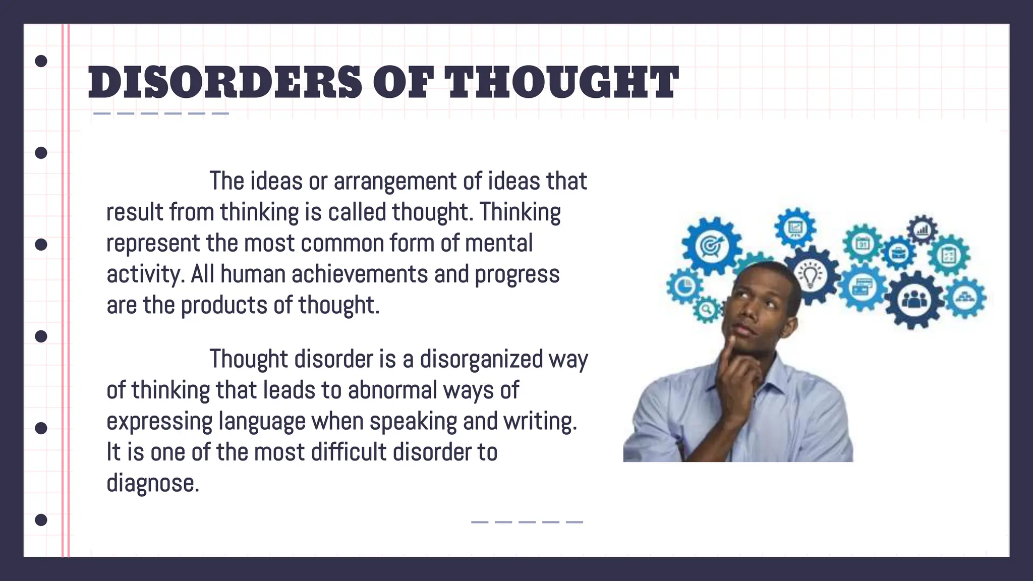 Disorders of Thought and Perception | Mental Health & Psychiatric ...