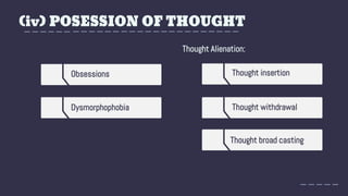 Disorders of Thought and Perception | Mental Health & Psychiatric ...