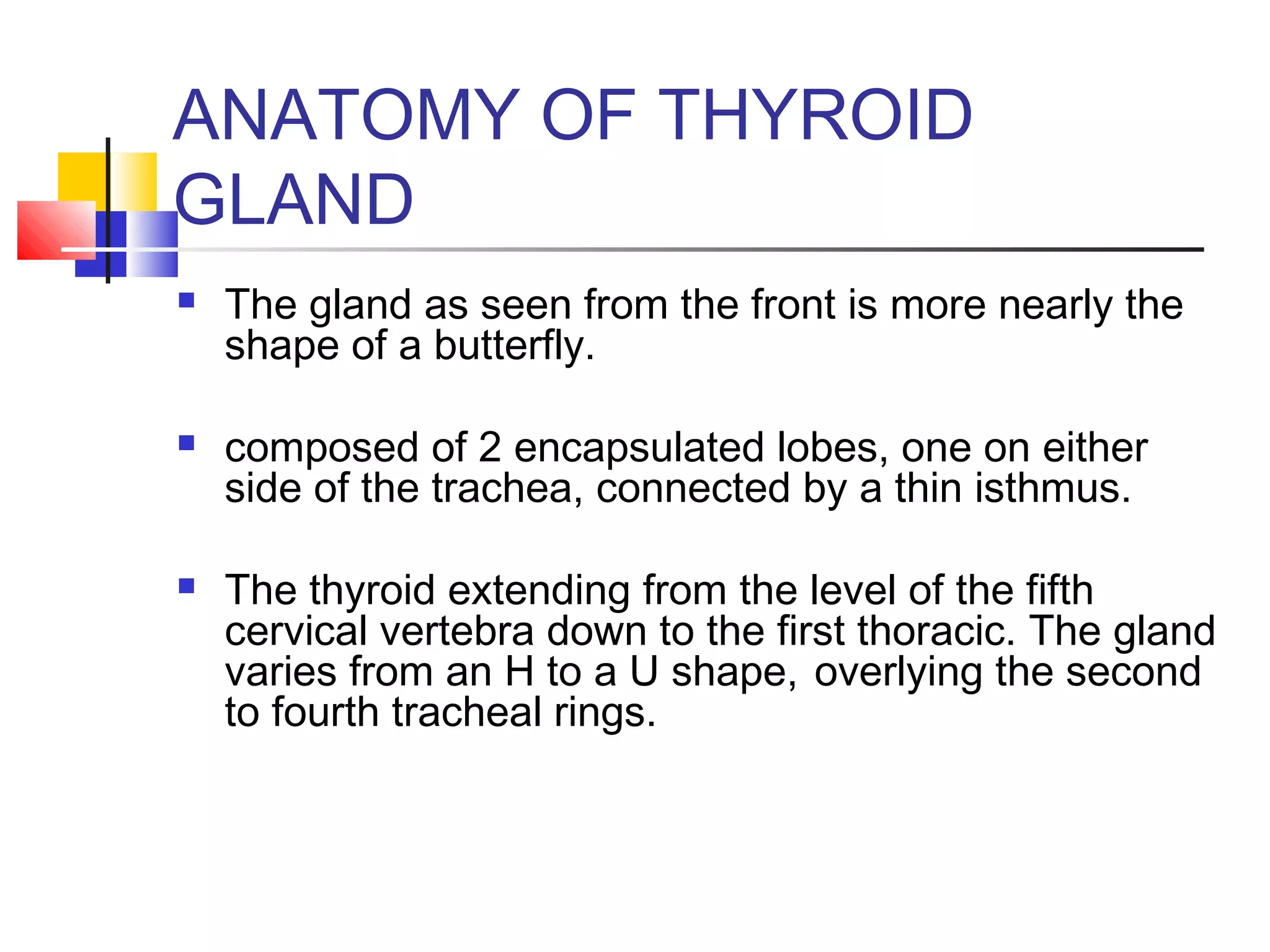 Brief introduction on disorders of thyroid gland | PPT
