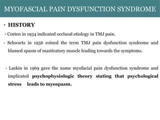 temporo mandibular joint disorders and its histology | PPTX