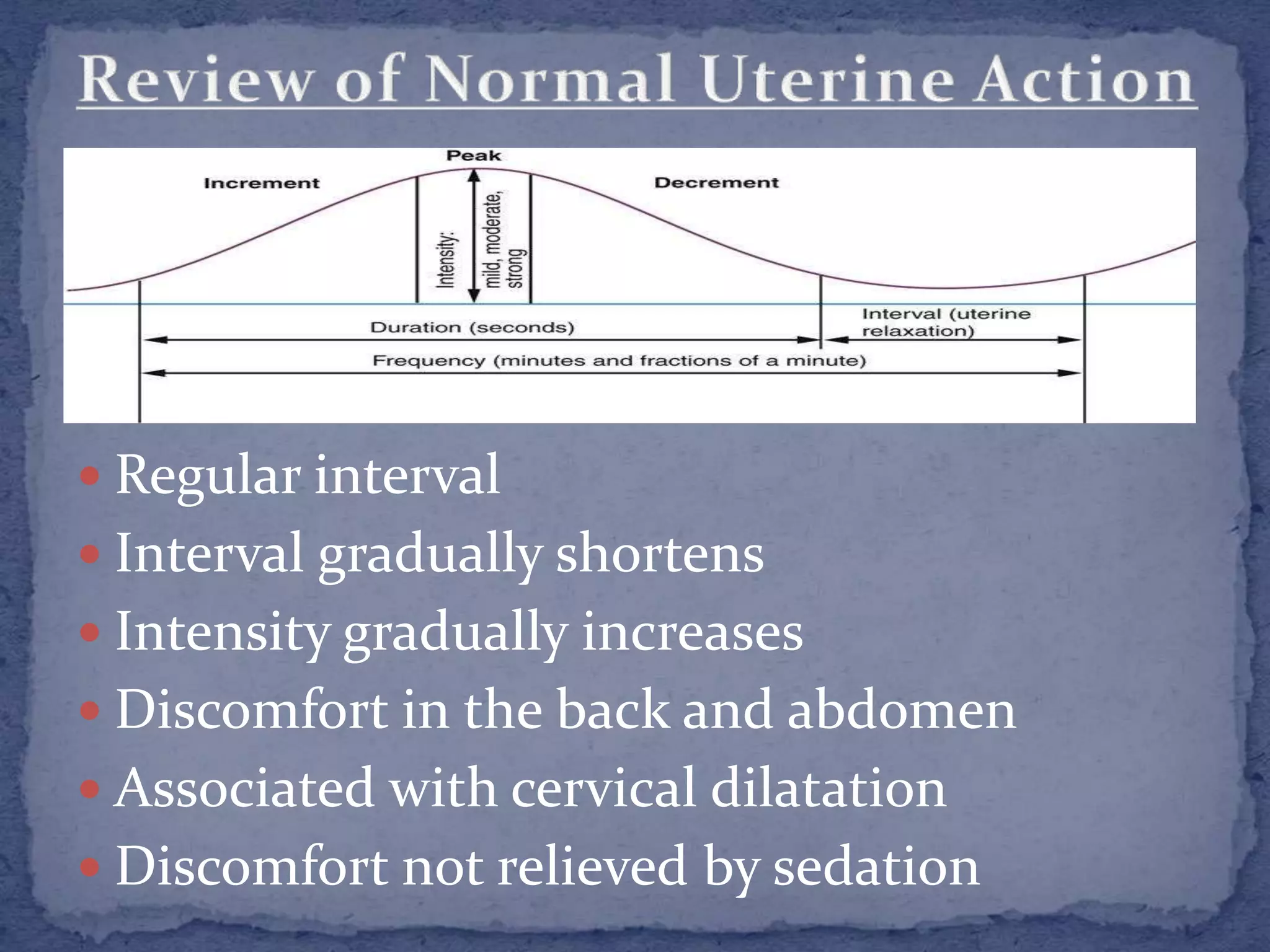 disordersofuterinecontractionprecipitatelabourprematurelabourandprolong ...