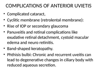 DISORDERS OF UVEAL TRACT BY ABEDI.powerpoint presention | PPTX