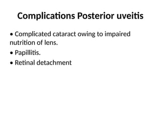 DISORDERS OF UVEAL TRACT BY ABEDI.powerpoint presention | PPT