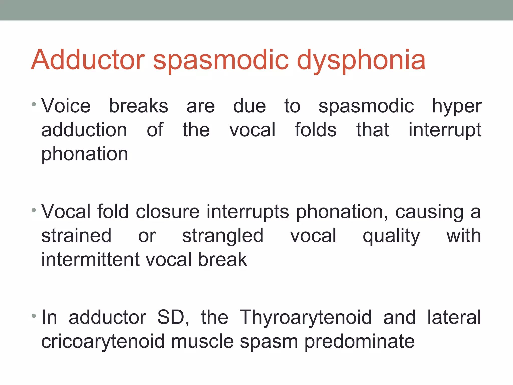 Disorders of voice, dr.sithanandha kumar, 19.09.2016