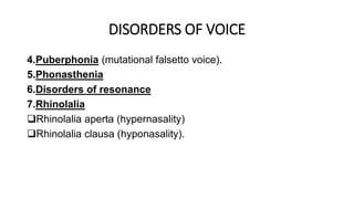 DISORDERS OF VOICE final .pptx
