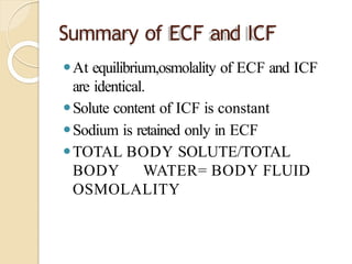 Disorders of water balance - Disorders of water balance like ...