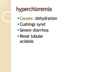Disorders of water balance - Disorders of water balance like ...