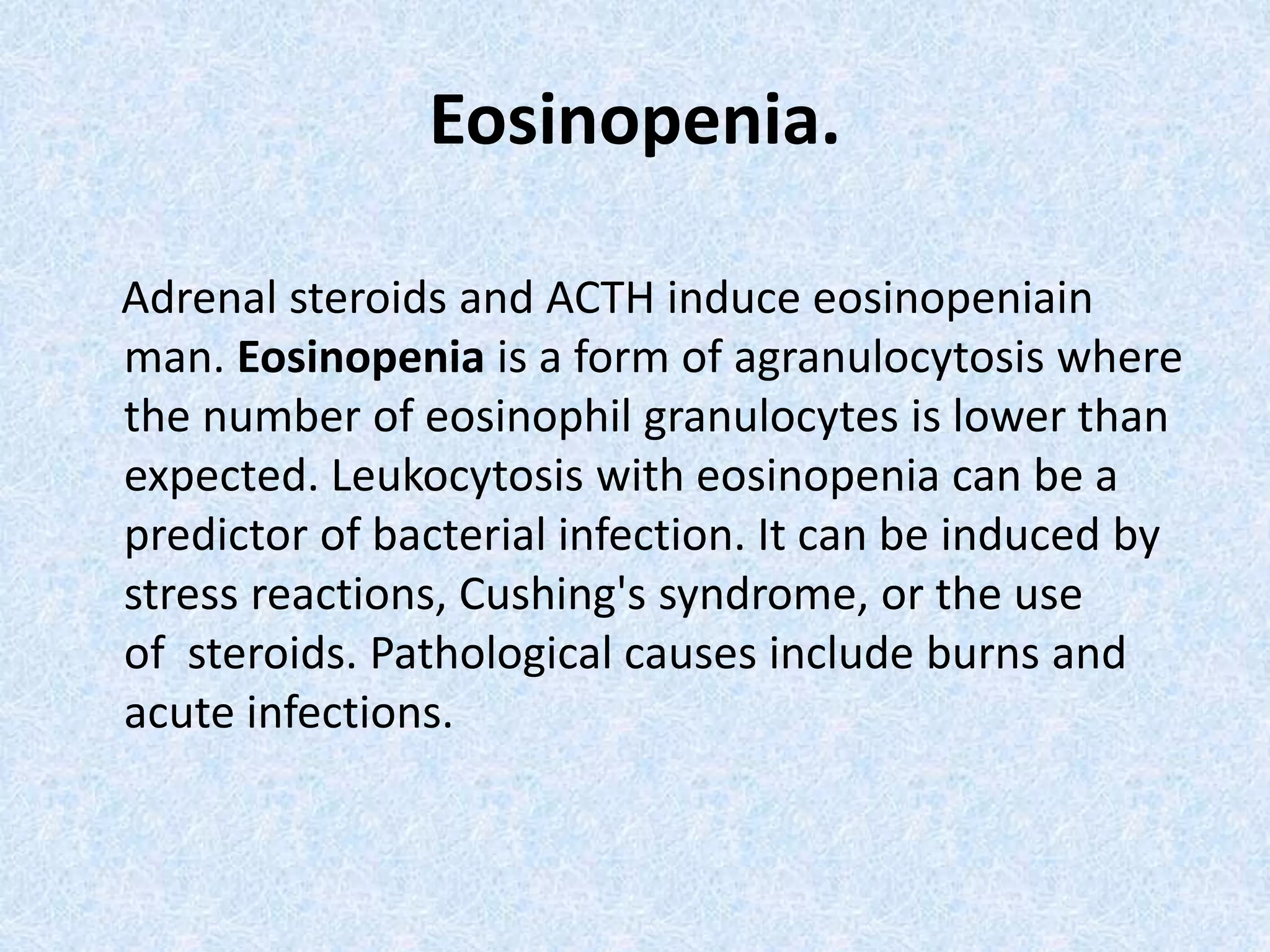 Disorders of white blood cells | PPTX