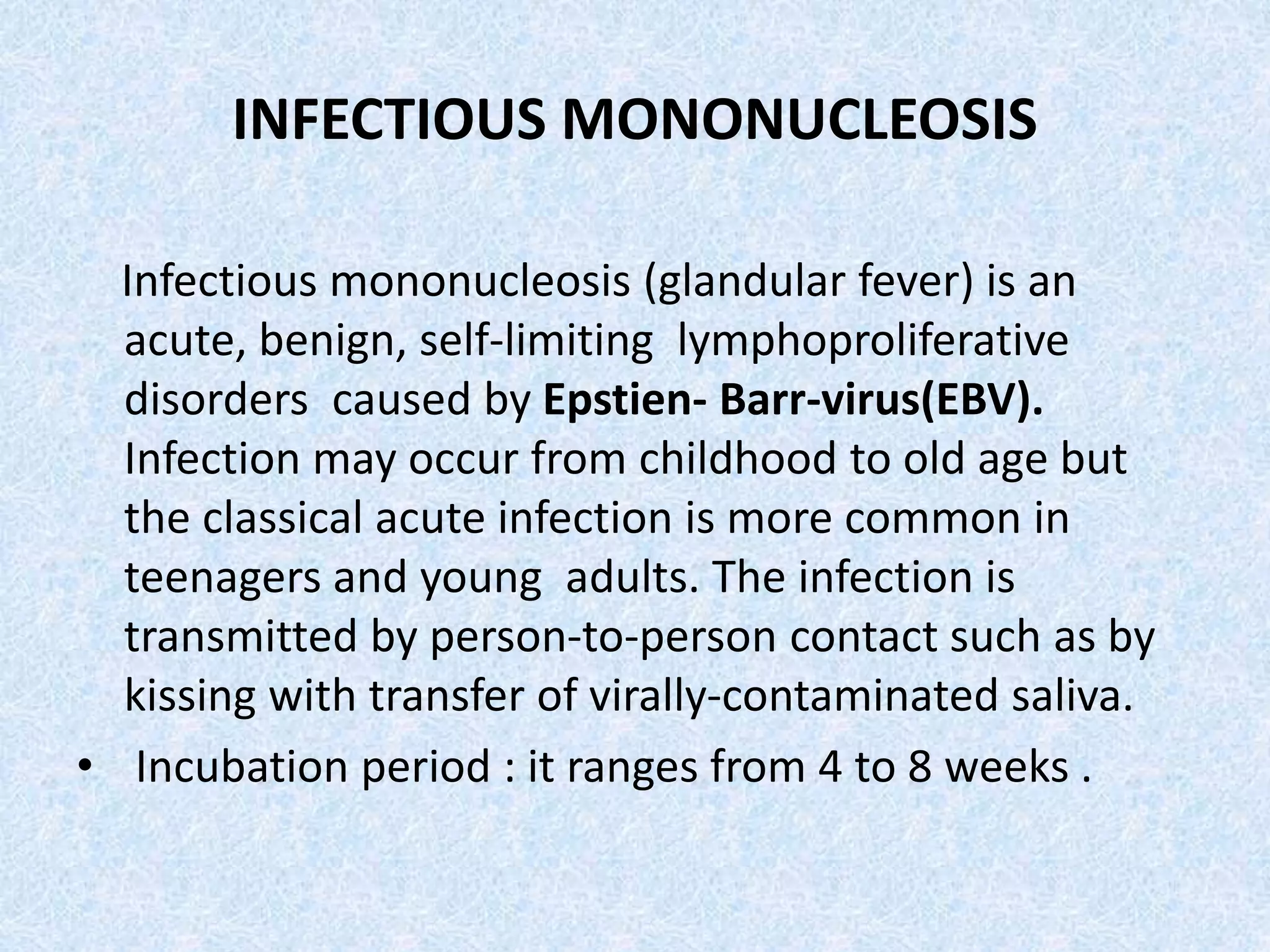 Disorders of white blood cells | PPTX