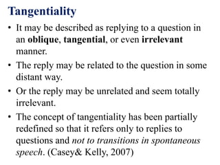 Disorders Stream of Thought | PPT