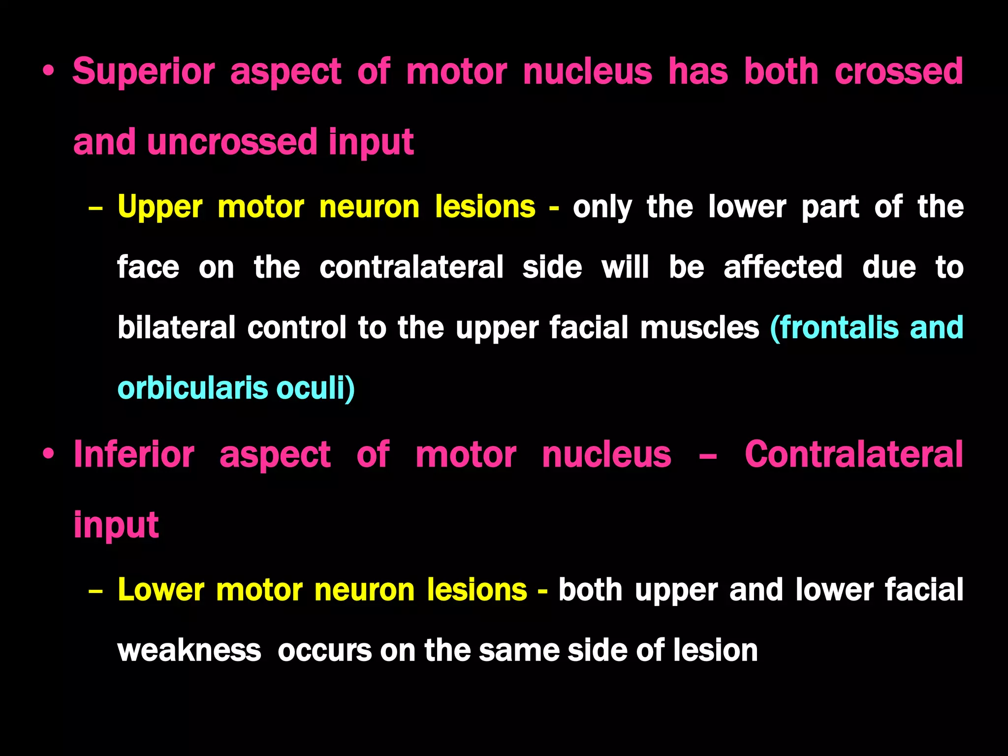 Disorders of facial nerve | PPT