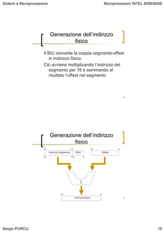 Microprocessori INTEL 8086/8088 | PDF