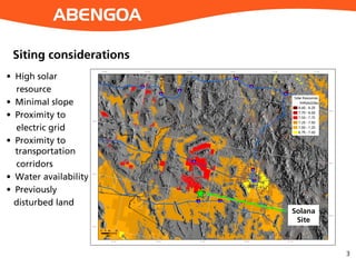 Dispatchable Solar Power, Solana | PDF