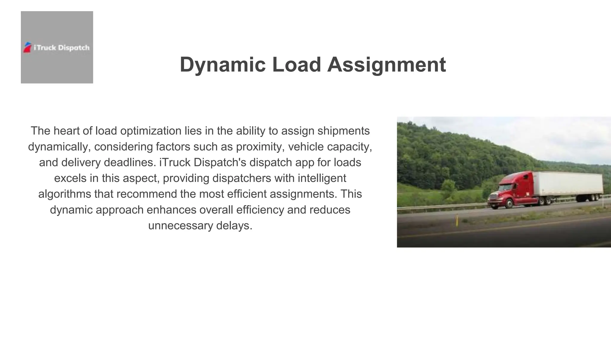 Dispatch App Mastery: iTruck Dispatch's Approach to Load Optimization | PPT