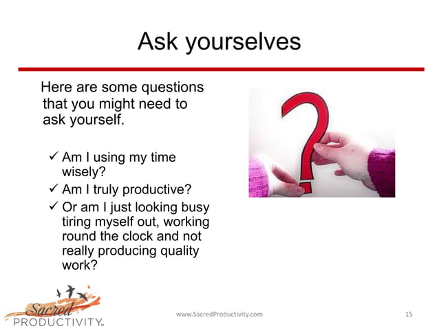Dispelling the busyness myth 2 | PPT Dispelling the busyness myth 2 | PPT