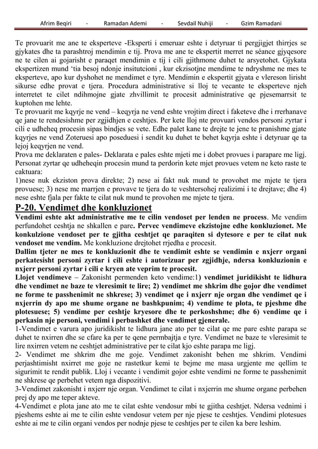 Dispenca e materialit semestri IV Kumanovë | PDF