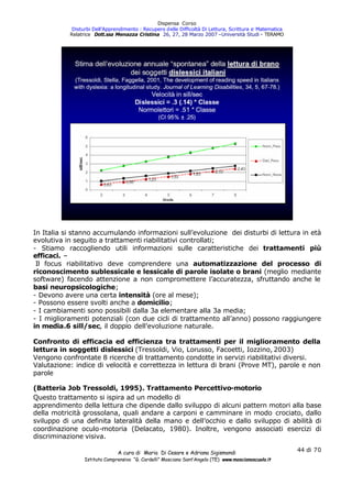 dislessia | PDF | Special Education | Education