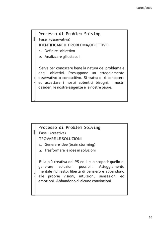 Dispensa problem solving 2010 | PDF