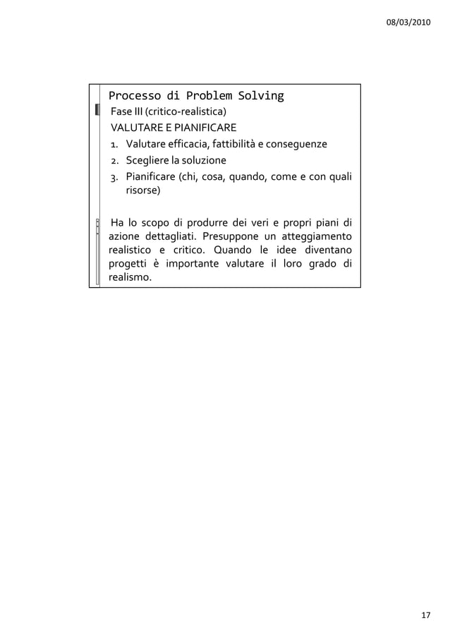 Dispensa problem solving 2010 | PDF