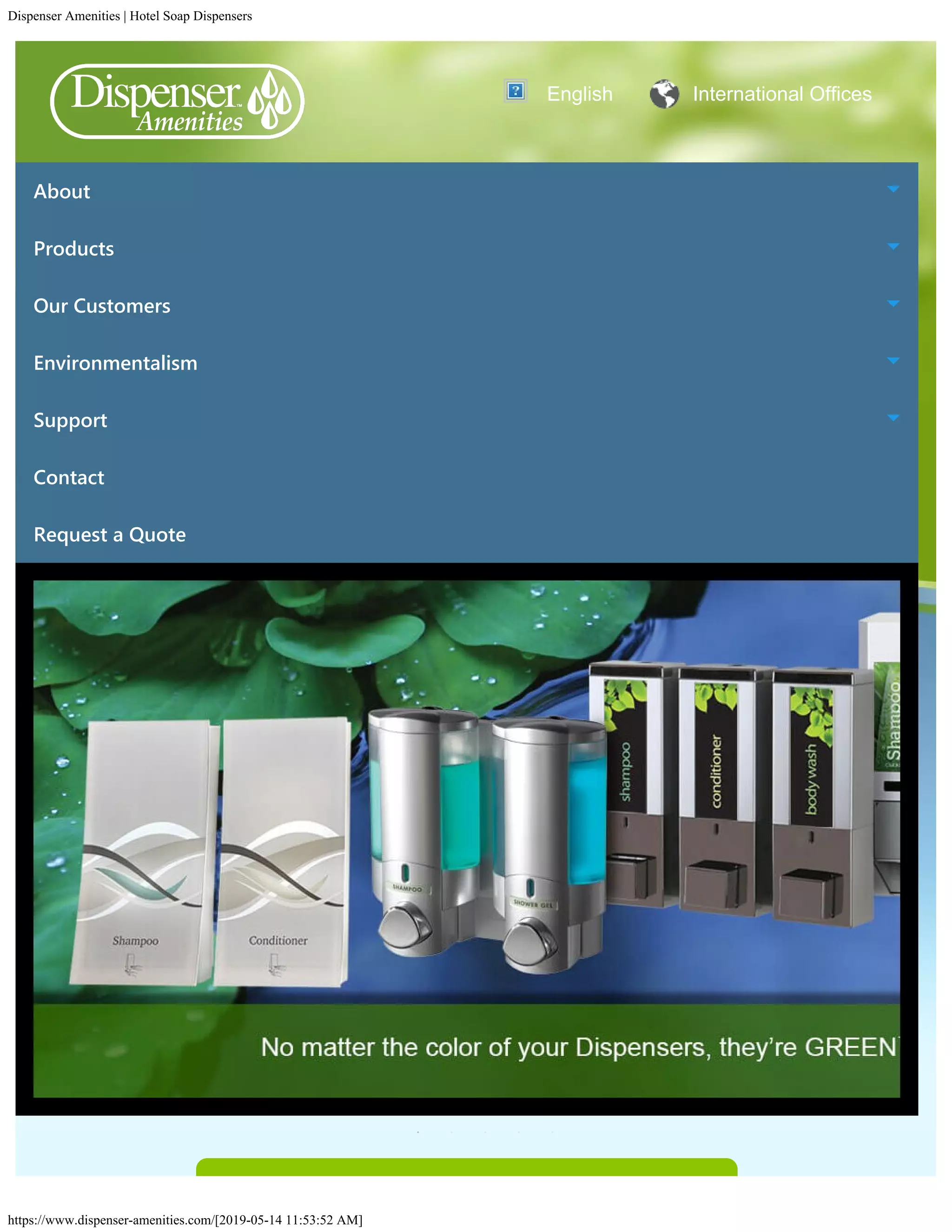 Dispenser amenities hotel soap dispensers and locking shower dispensers ...