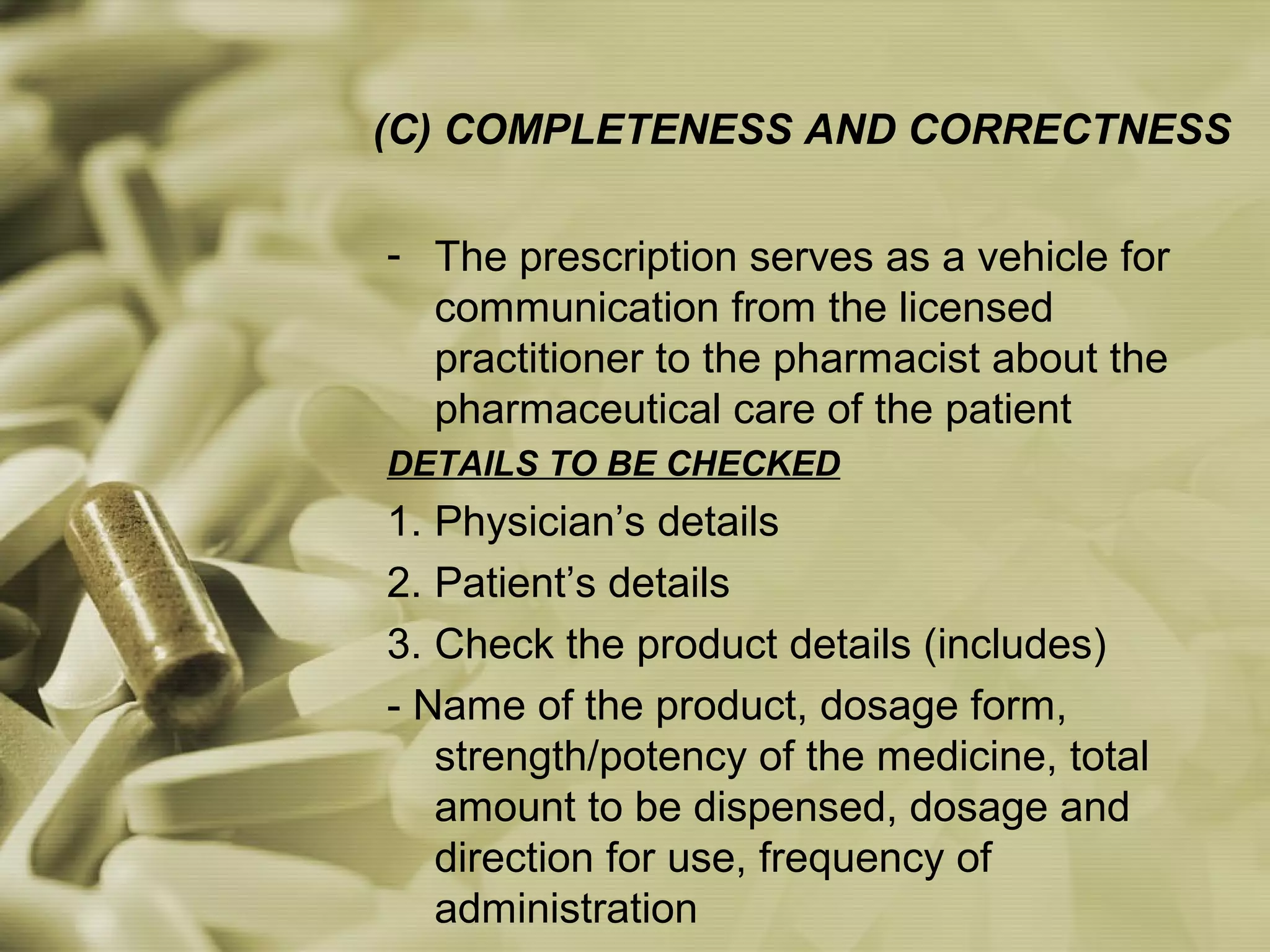 Good Dispensing Practice | PPT