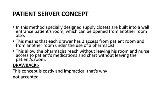 Dispensing to inpatient | PPT