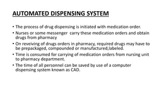 Dispensing to inpatient | PPTX