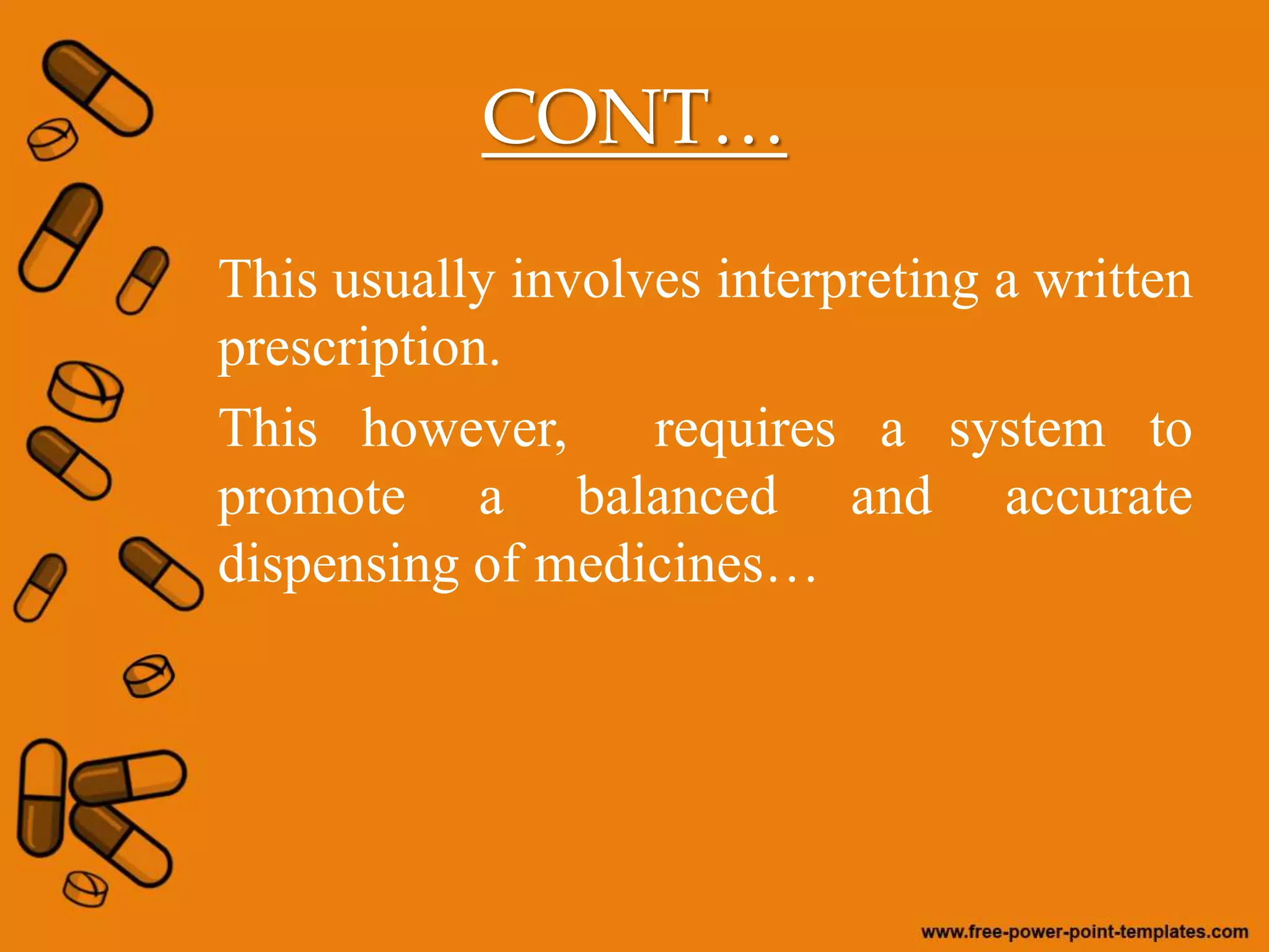 Dispensing pharmacy | PPT