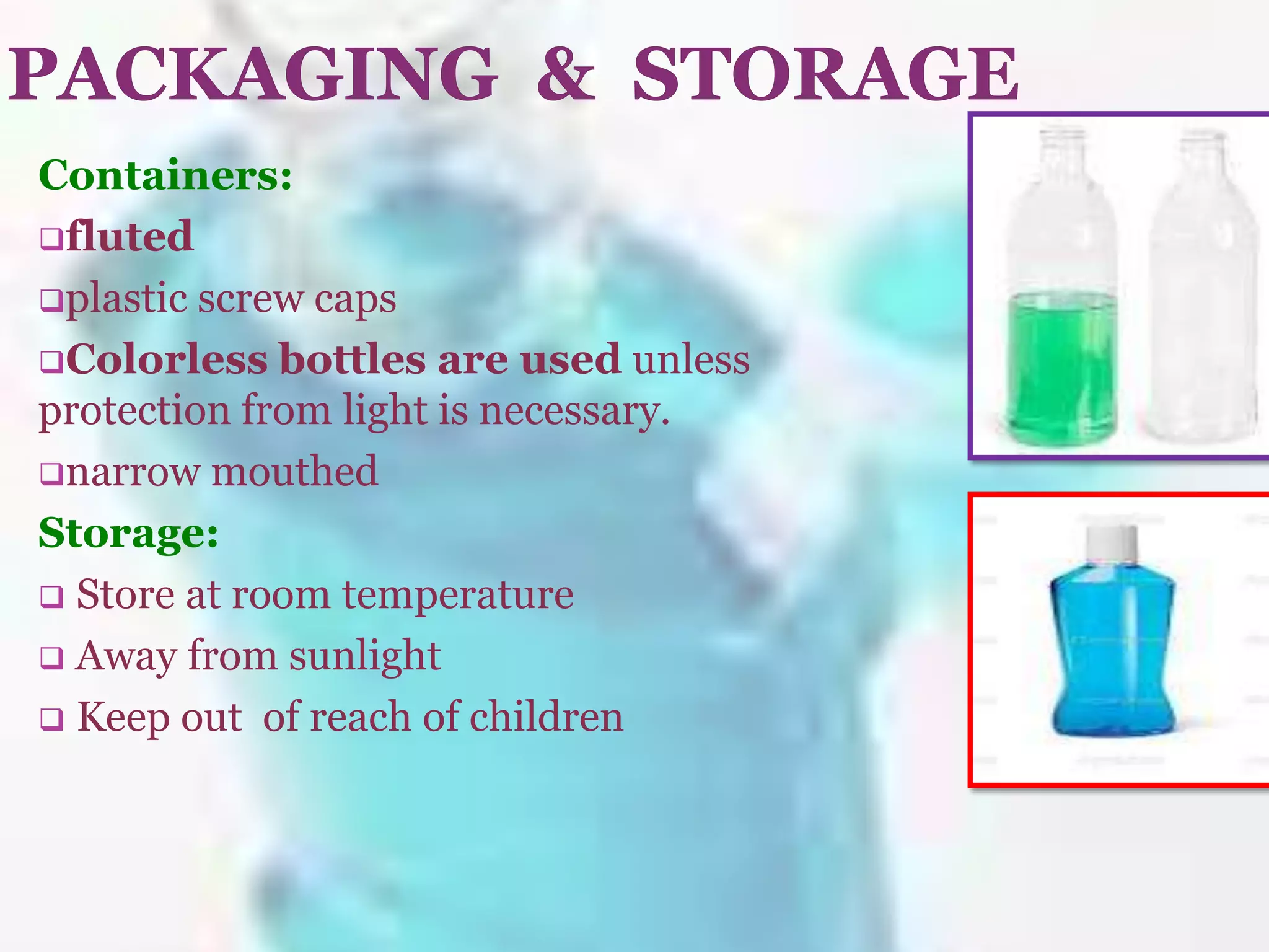 mouthwash, gargle, throat paint | PPTX