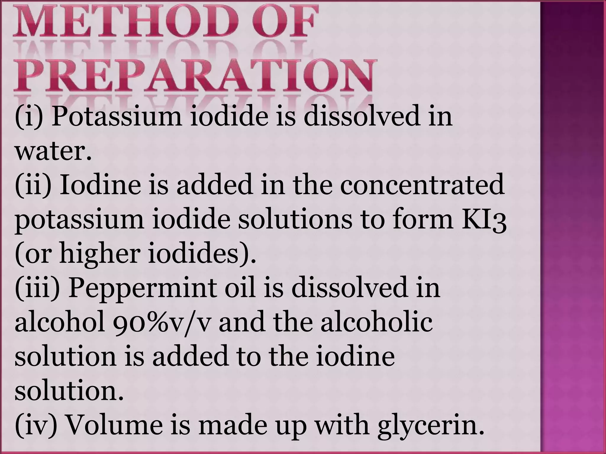 mouthwash, gargle, throat paint | PPTX