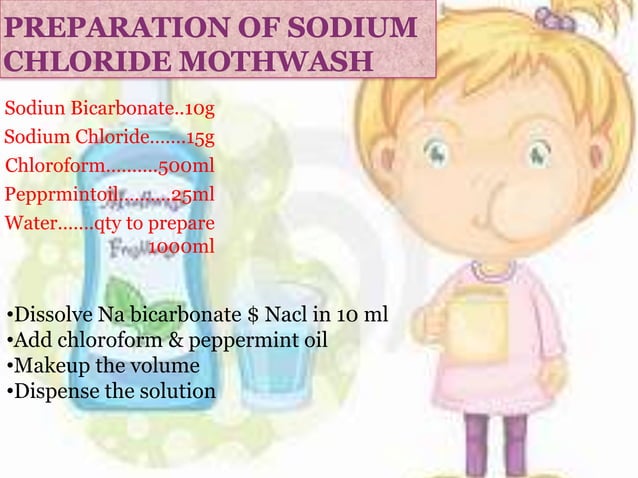 mouthwash, gargle, throat paint | PPTX