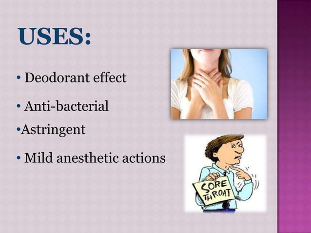 mouthwash, gargle, throat paint | PPTX