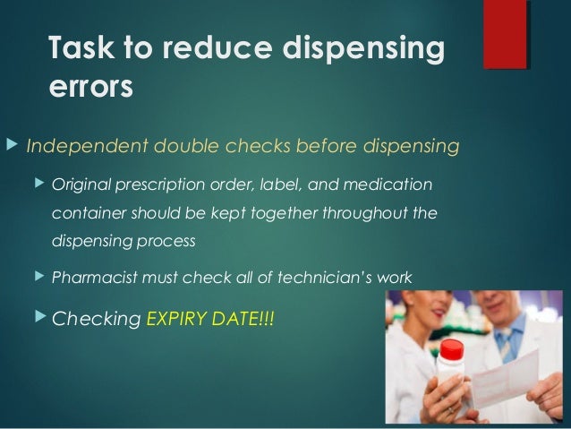 Dispensing errors and Its Prevention