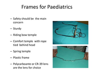 Dispensing glasses PPT for O.A. 2nd year | PPTX