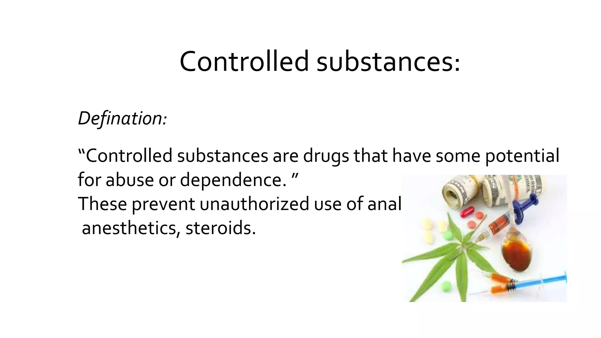 Dispensing of controlled substances | PPTX